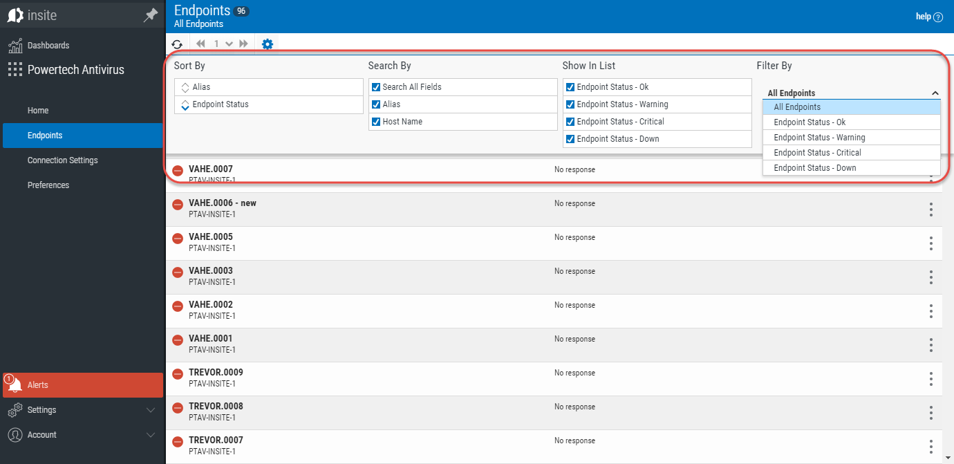 Powertech Antivirus and HelpSystems Insite